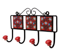 Buy Online New Traditional Floral Painted Hooks Shop at Indianshelf