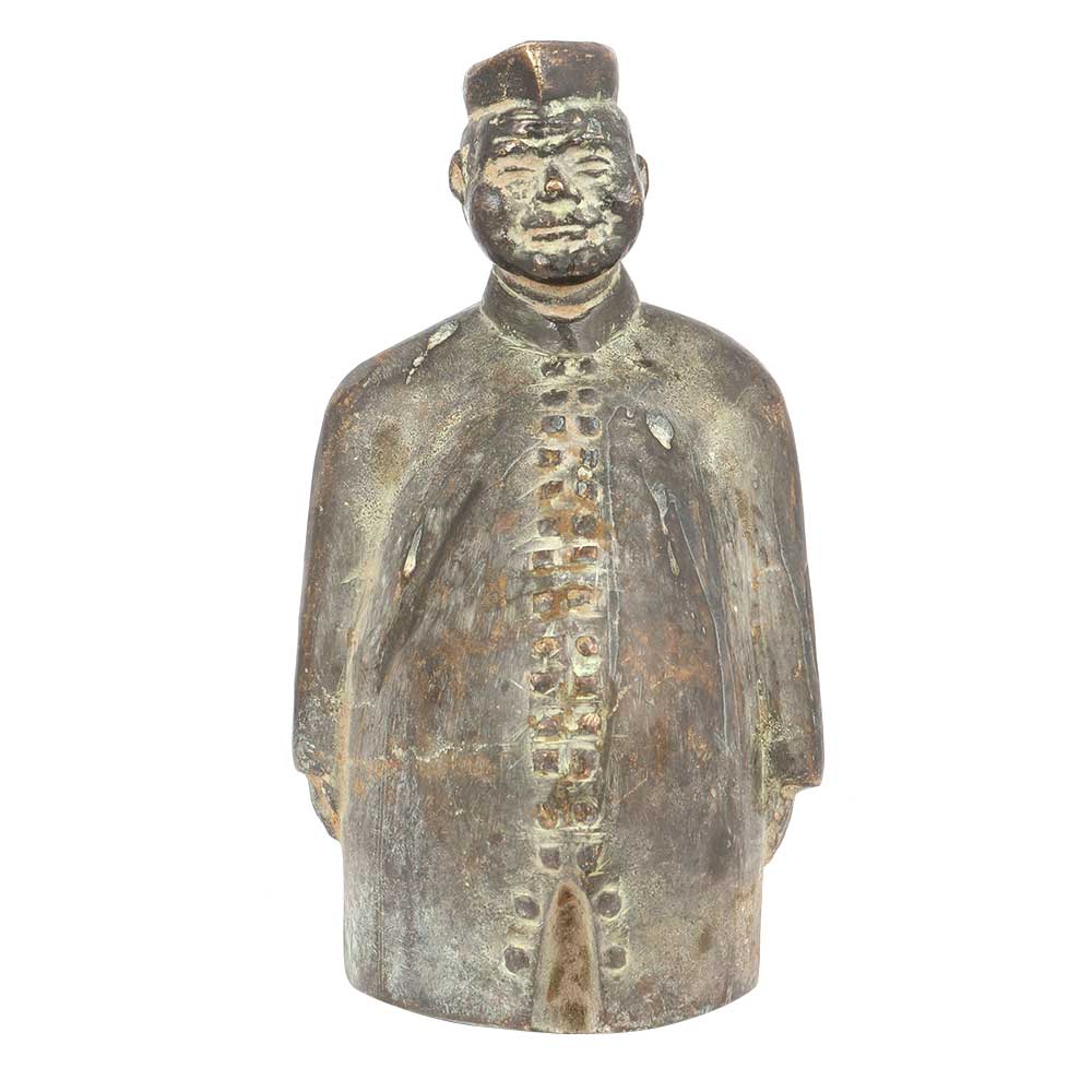 Classical Bronze Fat Man Sculptures Figurine