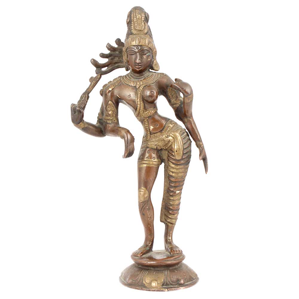 Ardh Nareshwar Brass Statue