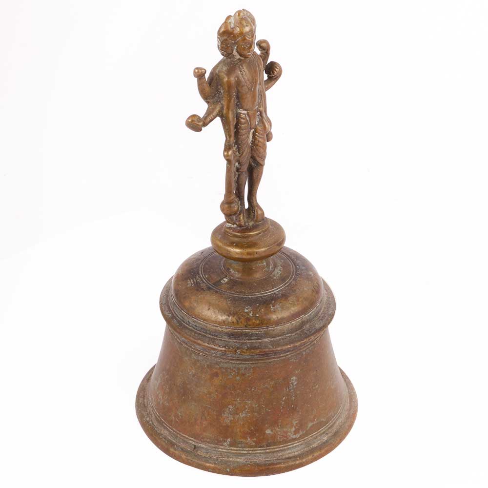 Brass Ghanti Bell With God Figurine