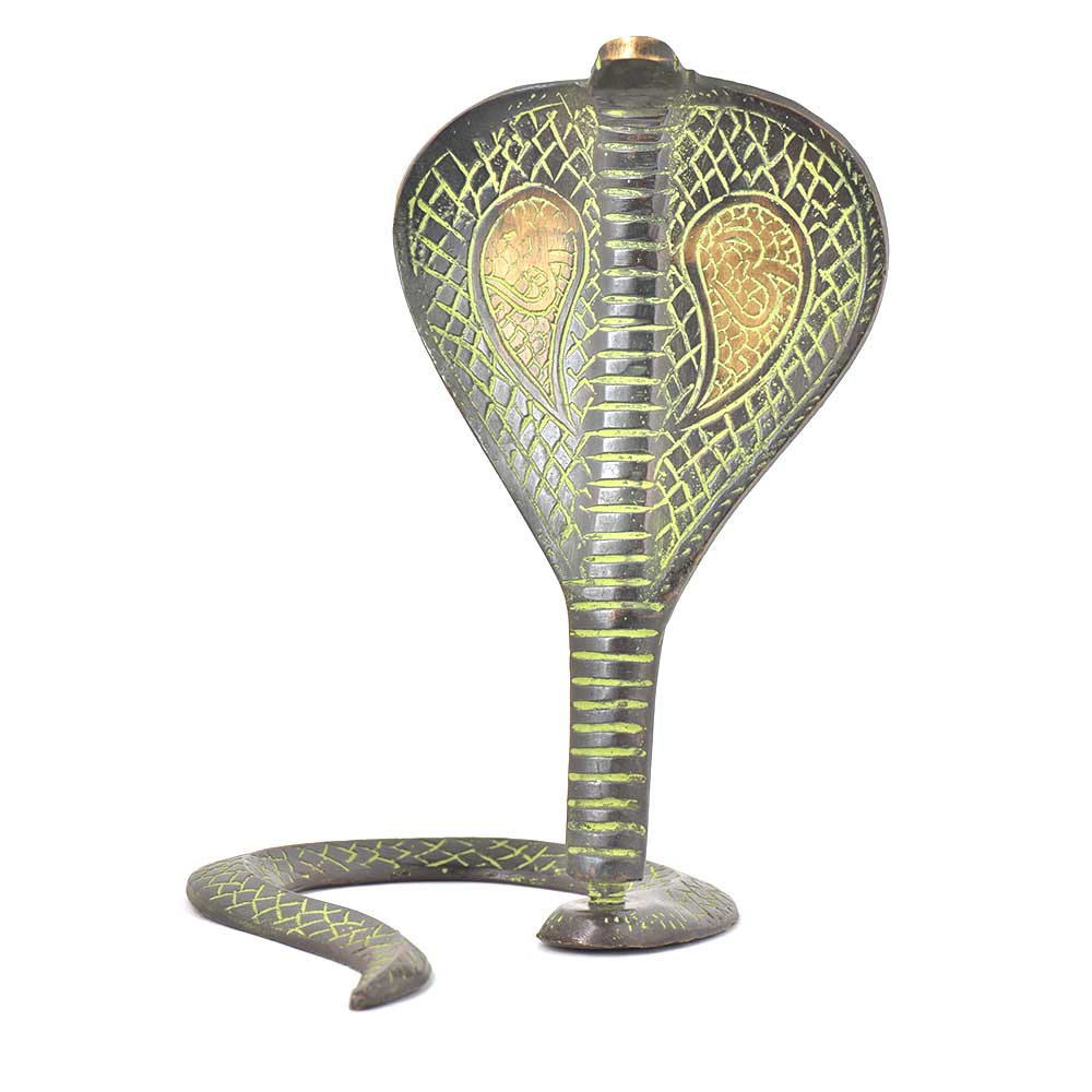 Brass Cobra Nag Devta Statue
