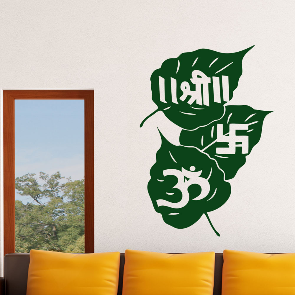 Shree OM Swastik Spiritual Wall Sticker
