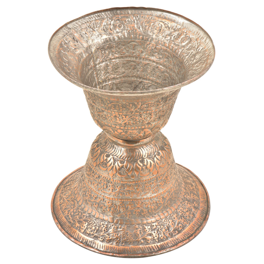 Traditional Copper Prepousse Ugal-Daan(Spittoon)