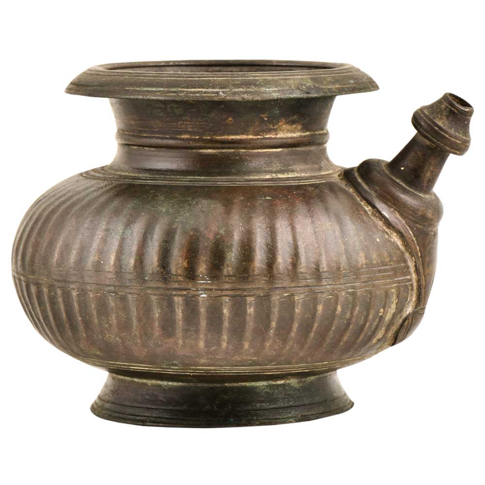 South Indian Water Vessel Or Pot With Spout