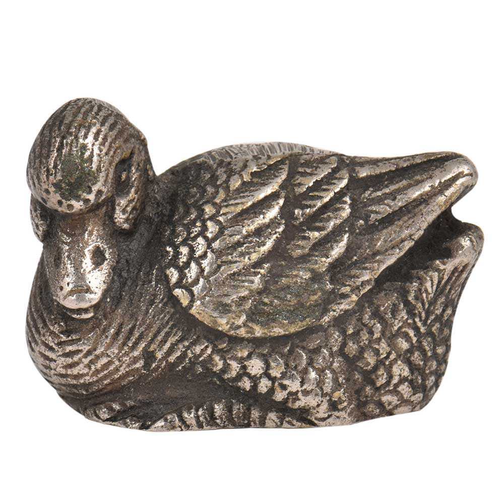 Brass Sitting Duck Figurine For Home Decoration