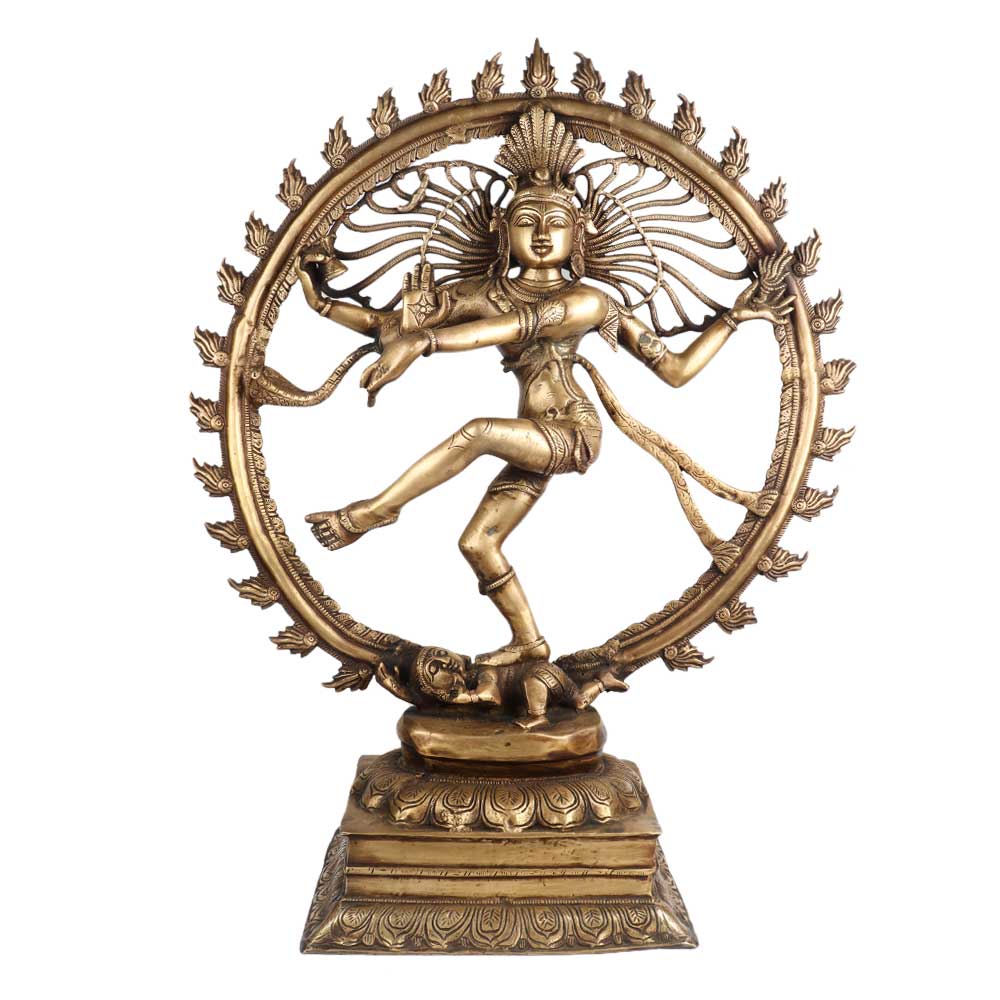 Brass Natraj Dancing Shiva Statue