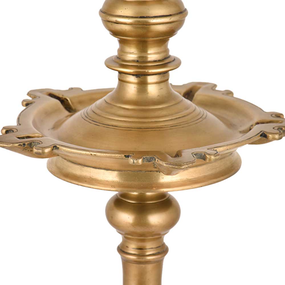 Brass Peacock Deepak Diya Vilakku Deepam Stand