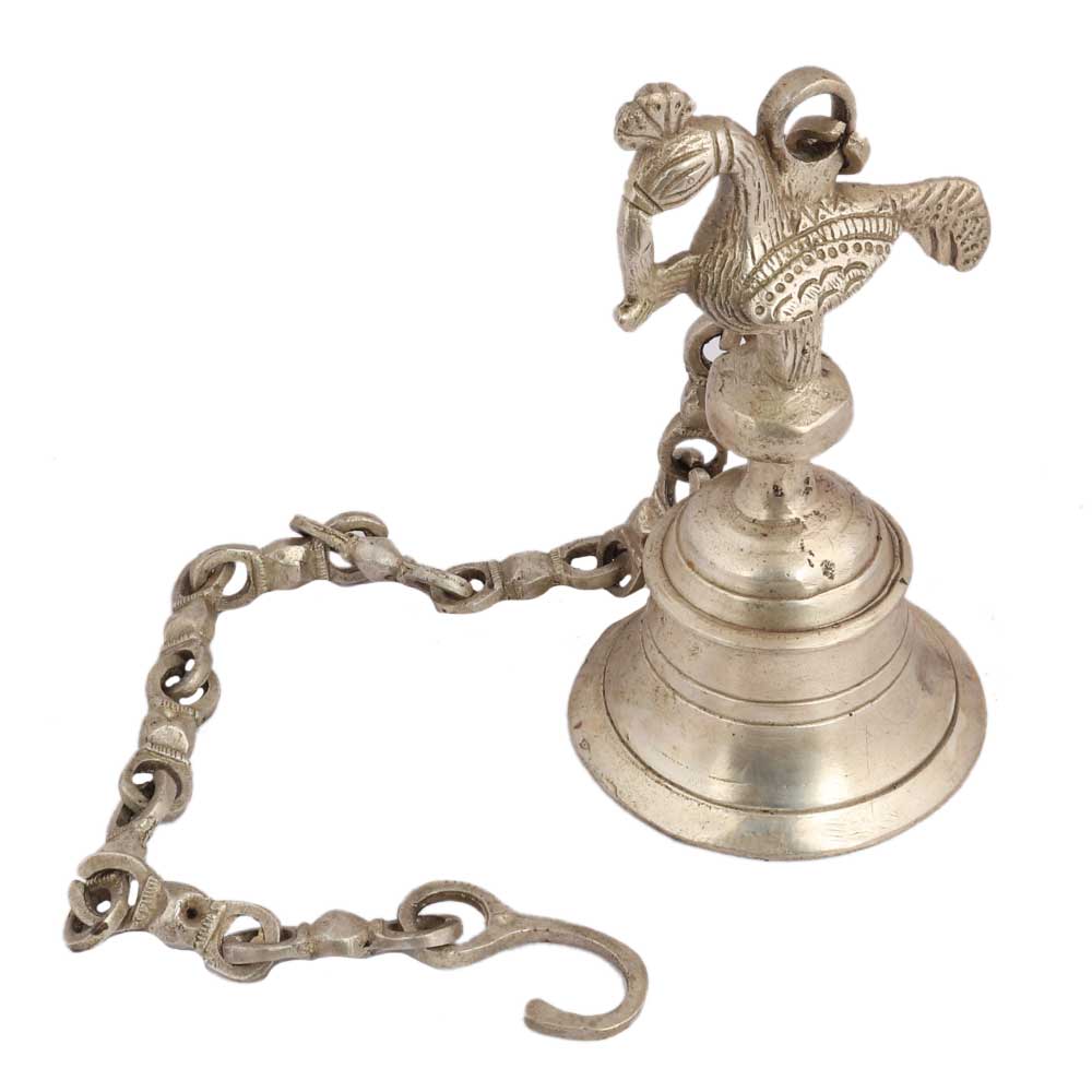A Metallic Hanging Ghanta For Your Temple