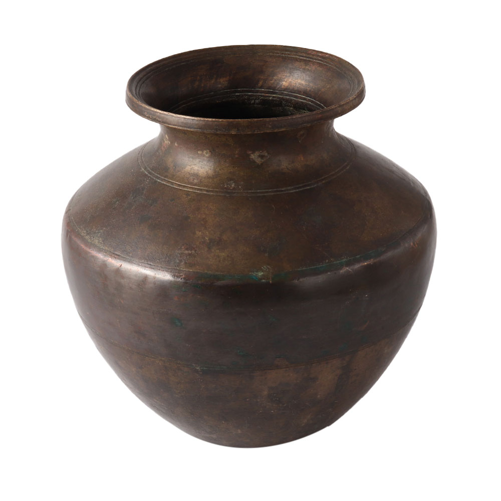 Hand Craved Ganga Jamuna Lota Cambu Pot