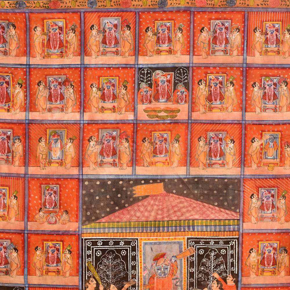 Shrinathji Rajbhog Pichwai Painting Design