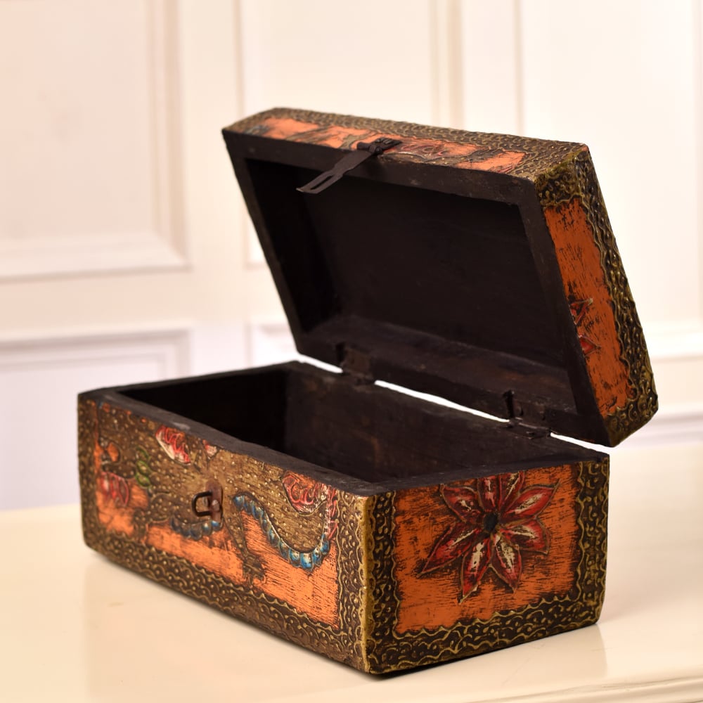 Buy Premium Wooden Storage Box online | IndianShelf