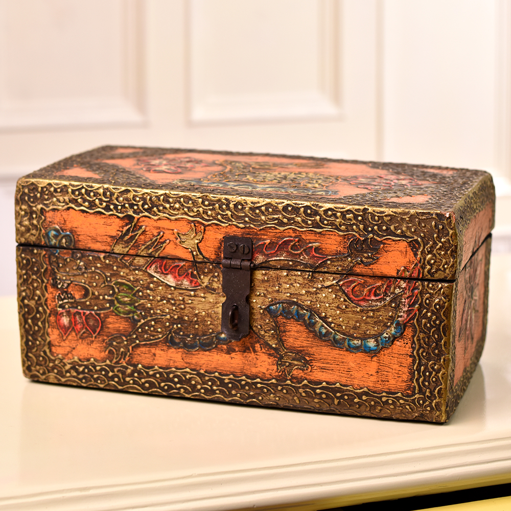Buy Premium Wooden Storage Box online | IndianShelf