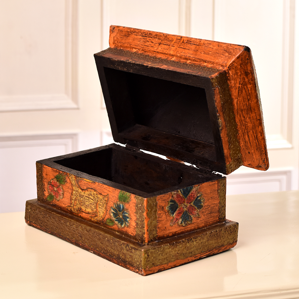 Buy Premium Wooden Storage Box online | IndianShelf