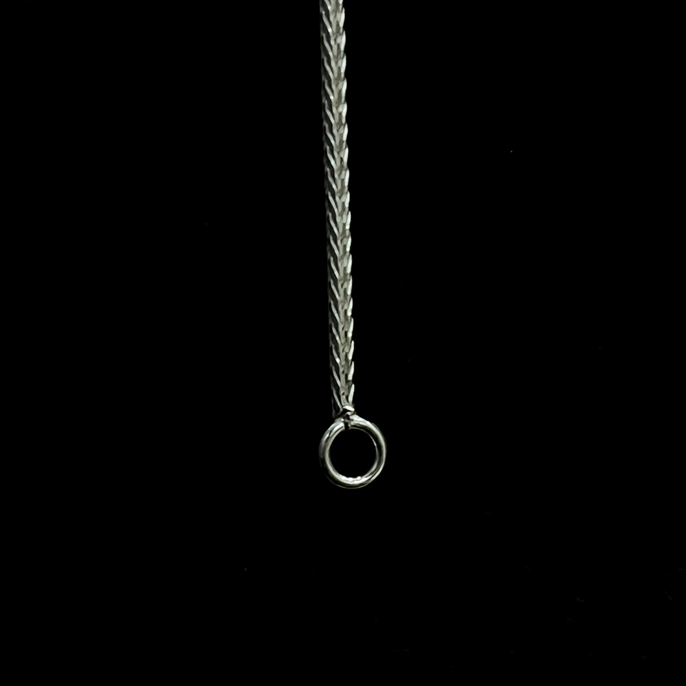 Indianshelf 92.5 Sterling Silver V Link Chain Handcrafted Necklace