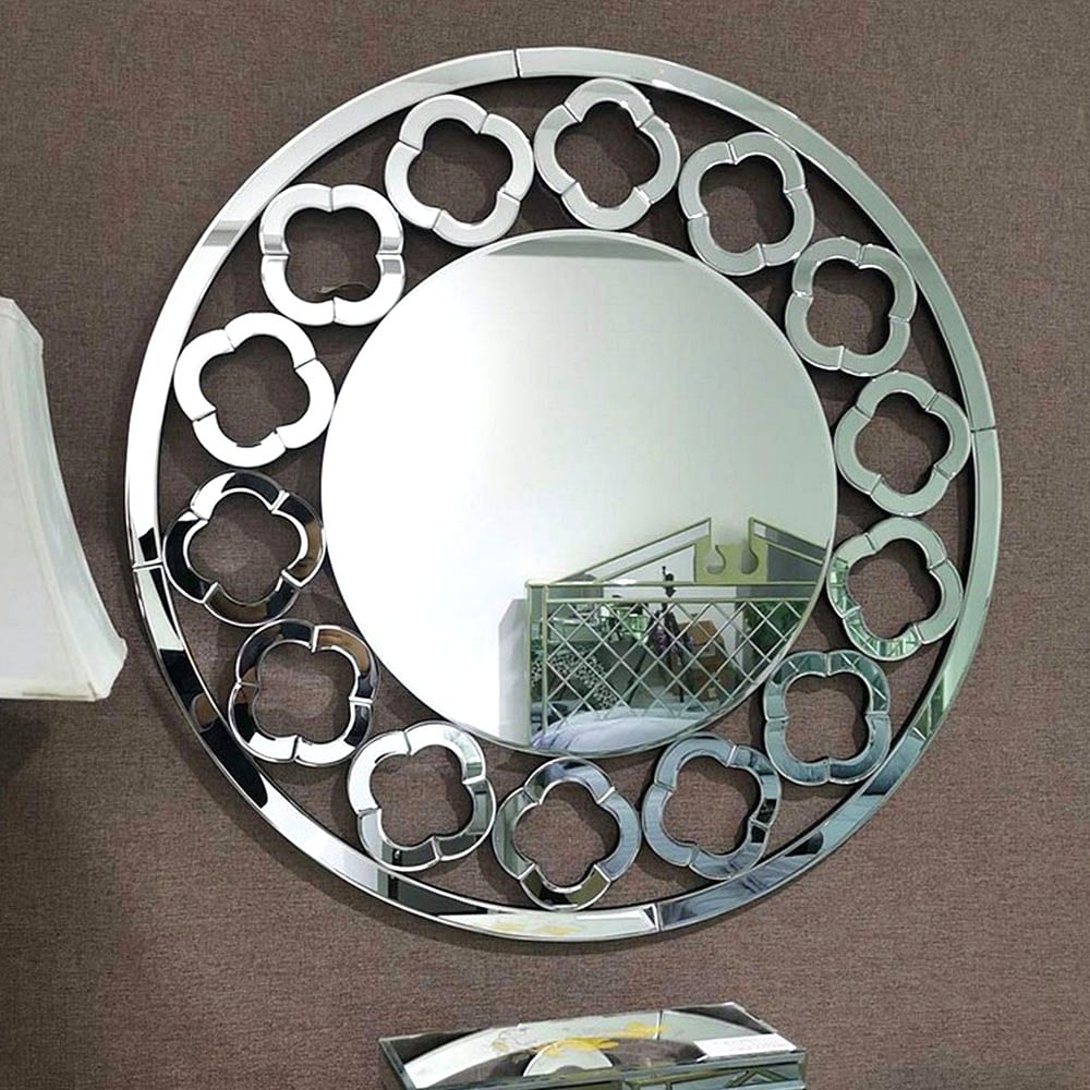 Purchase Floral Ring Frame Round Mirror