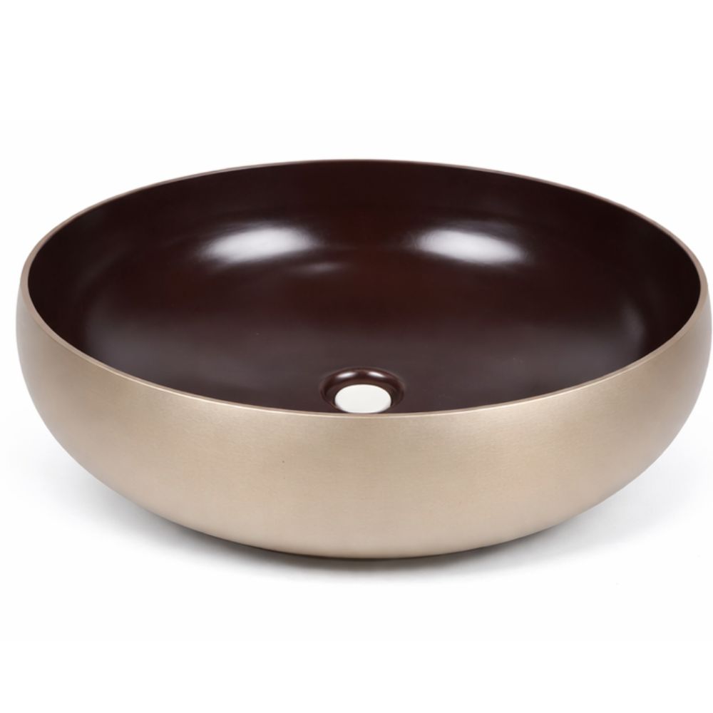 Buy Designer Bronze Basin Gold Brown Finish