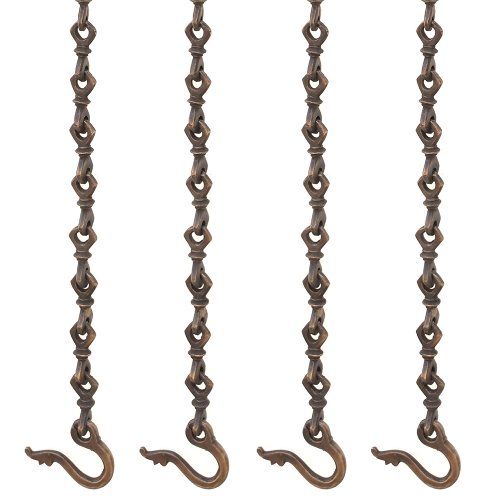 Brass swing chain bronze antique