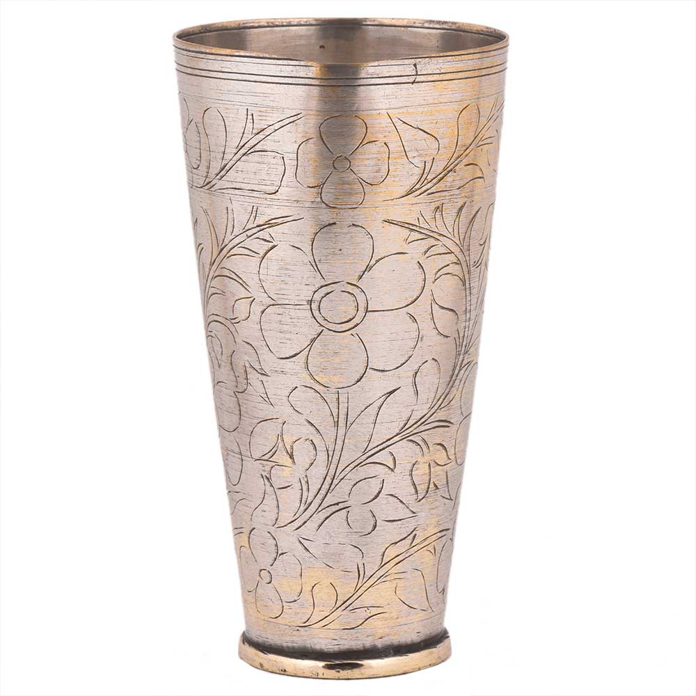 Brass Punjabi Lassi Glass For Decoration