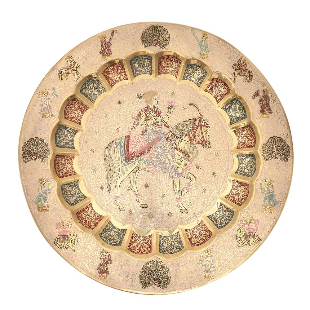Antique Mughal Style Decor Plate For Home Decor
