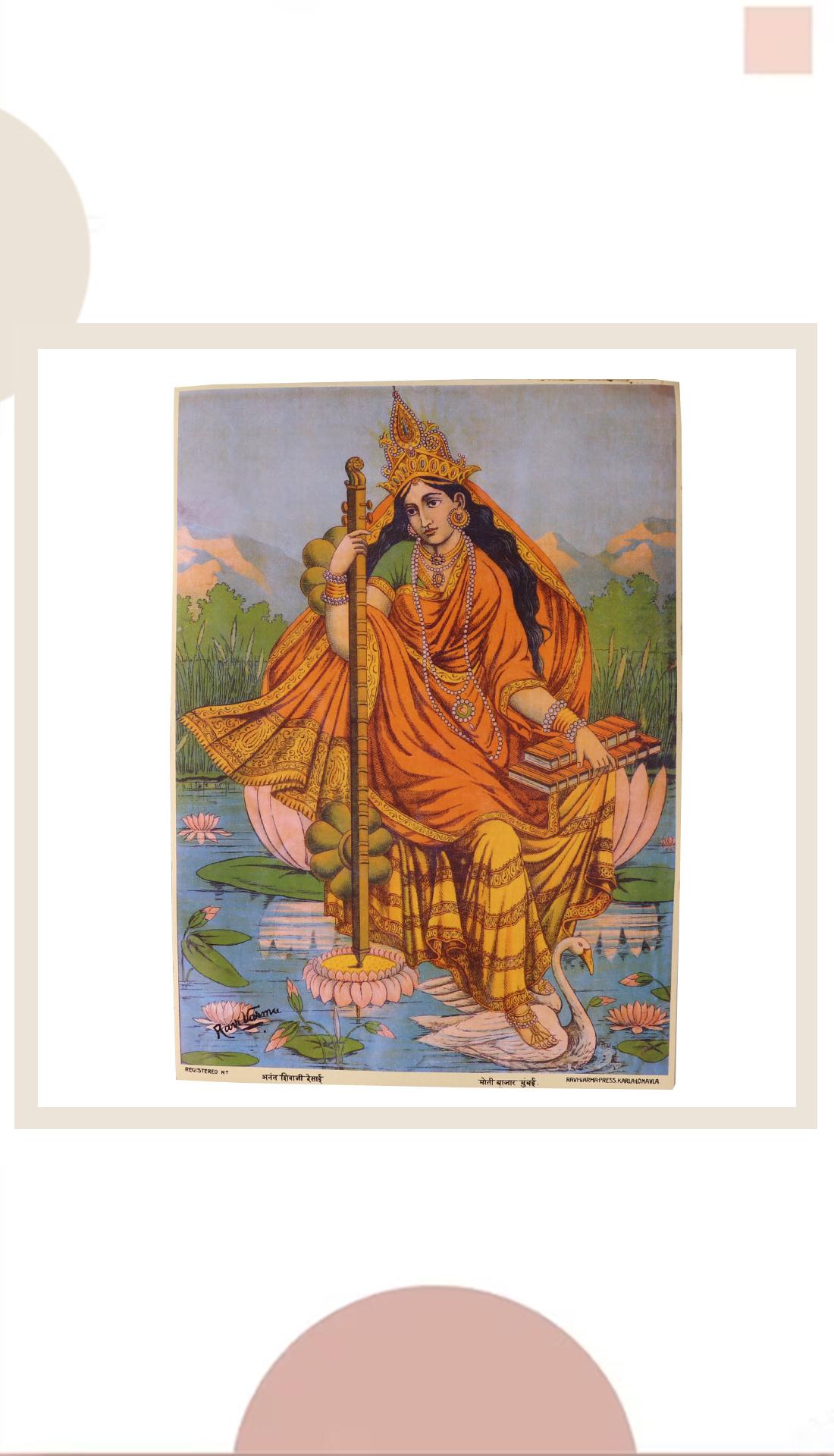 Raja Ravi Varma Saraswati